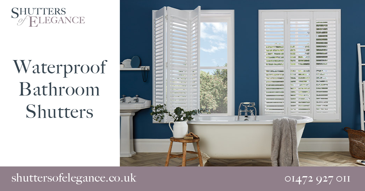 Waterproof Bathroom Shutters | Shutters of Elegance