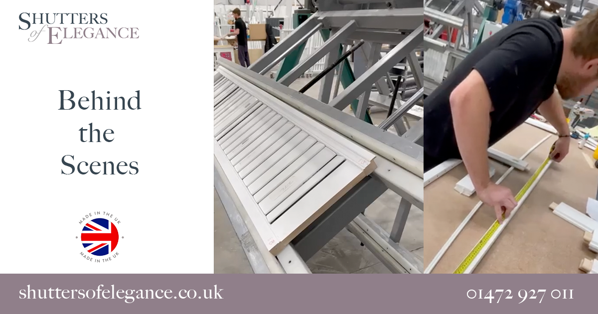 Shutters Advice: Manufacturing our Shutters